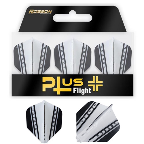Robson Plus Flight Std. V White | Webshop Darts Store Putte